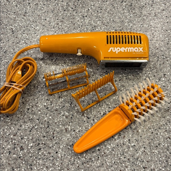 gillette | Accessories | Vintage Supermax By Gillette Hair Dryer Styler ...